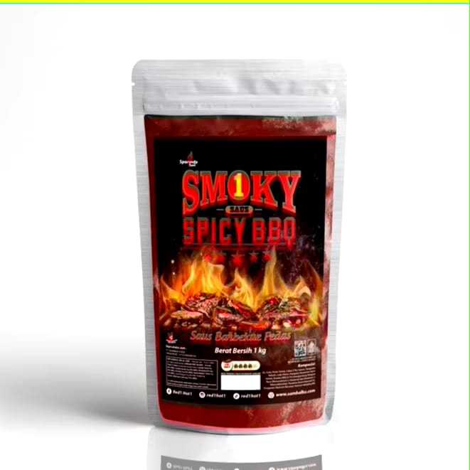 Jual SMOKY1 SPICY BBQ 1KG (Saus Barbeque) | Shopee Indonesia