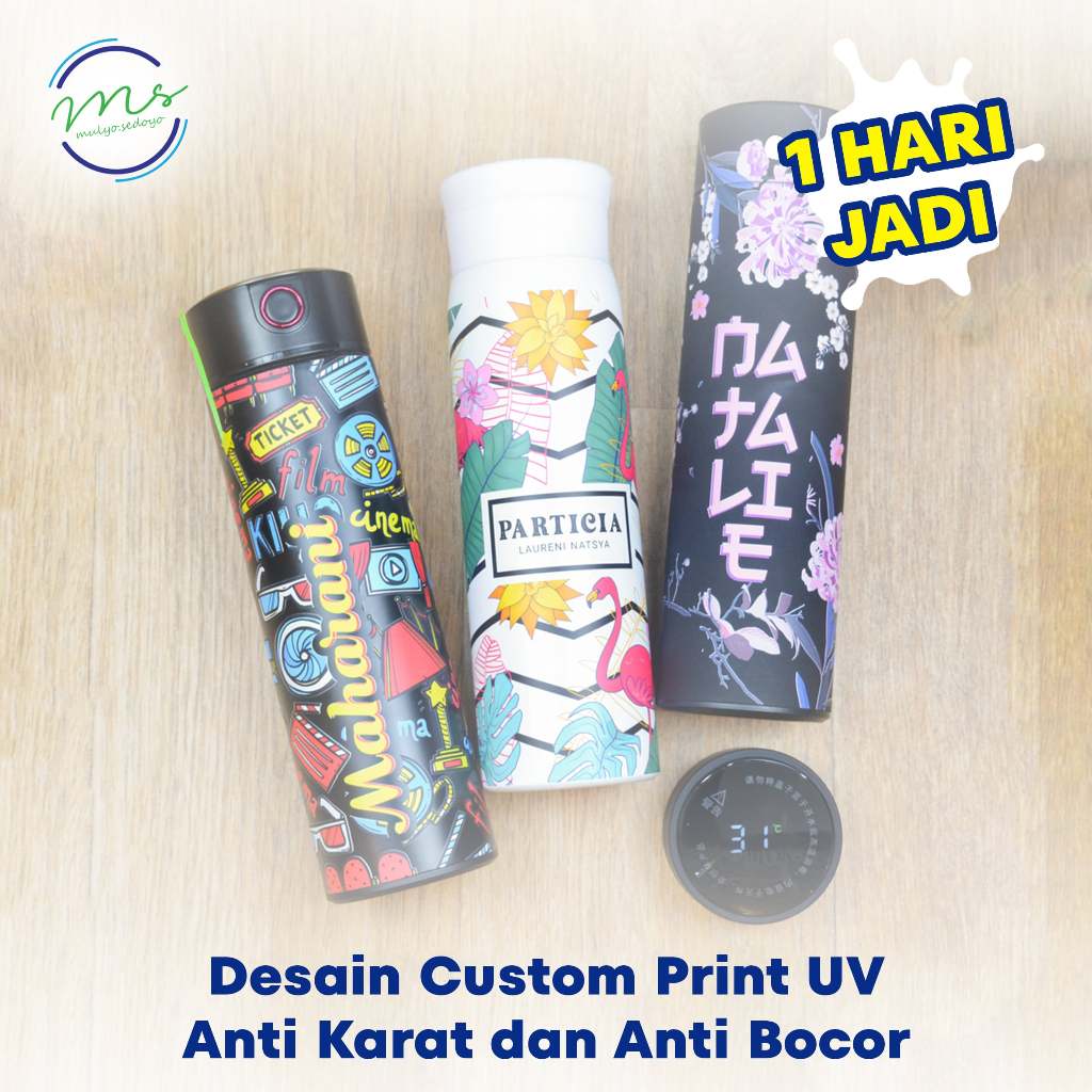 Jual TUMBLER SAKURA PRINT UV CUSTOM NAMA LOGO FOTO / SOUVENIR TUMBLER ...