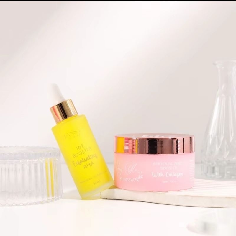 Jual Hassya Bodyskin Collagen + AHA | Shopee Indonesia