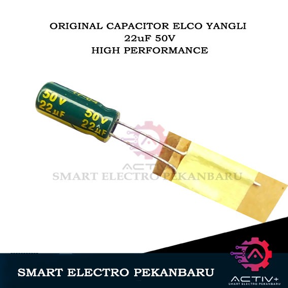Jual ORIGINAL ELCO 22uF 50V CAPACITOR 22 uF 50 V ELKO Kapasitor CAPASITOR 22 uF 50VOLT | Shopee ...