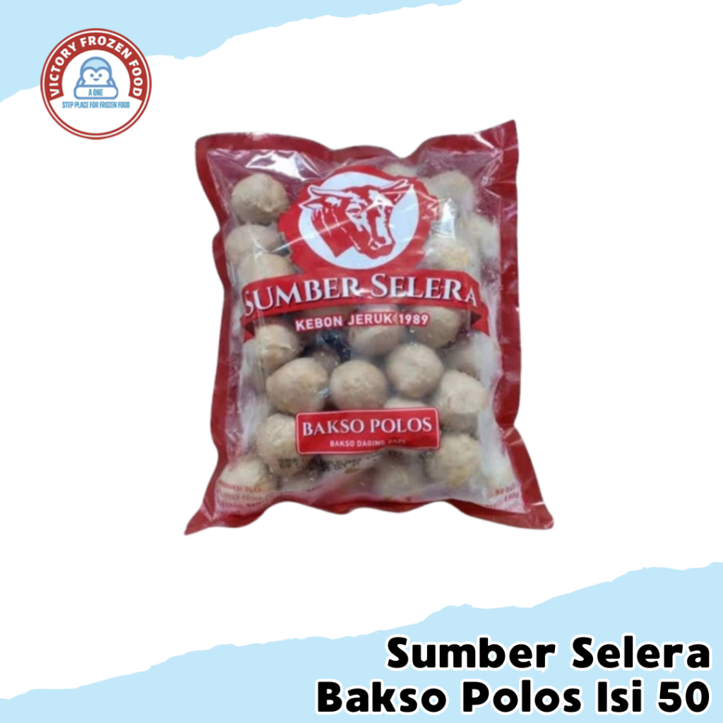 Jual Bakso Polos Sumber Selera Isi 50/Victory Frozen Food | Shopee ...