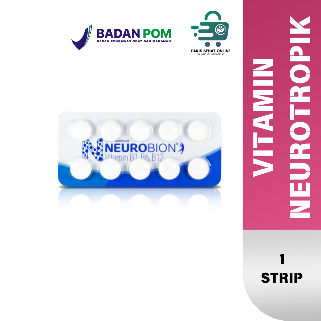 Jual NEUROBION BIRU 1 STRIP ISI 10 TABLET | Shopee Indonesia