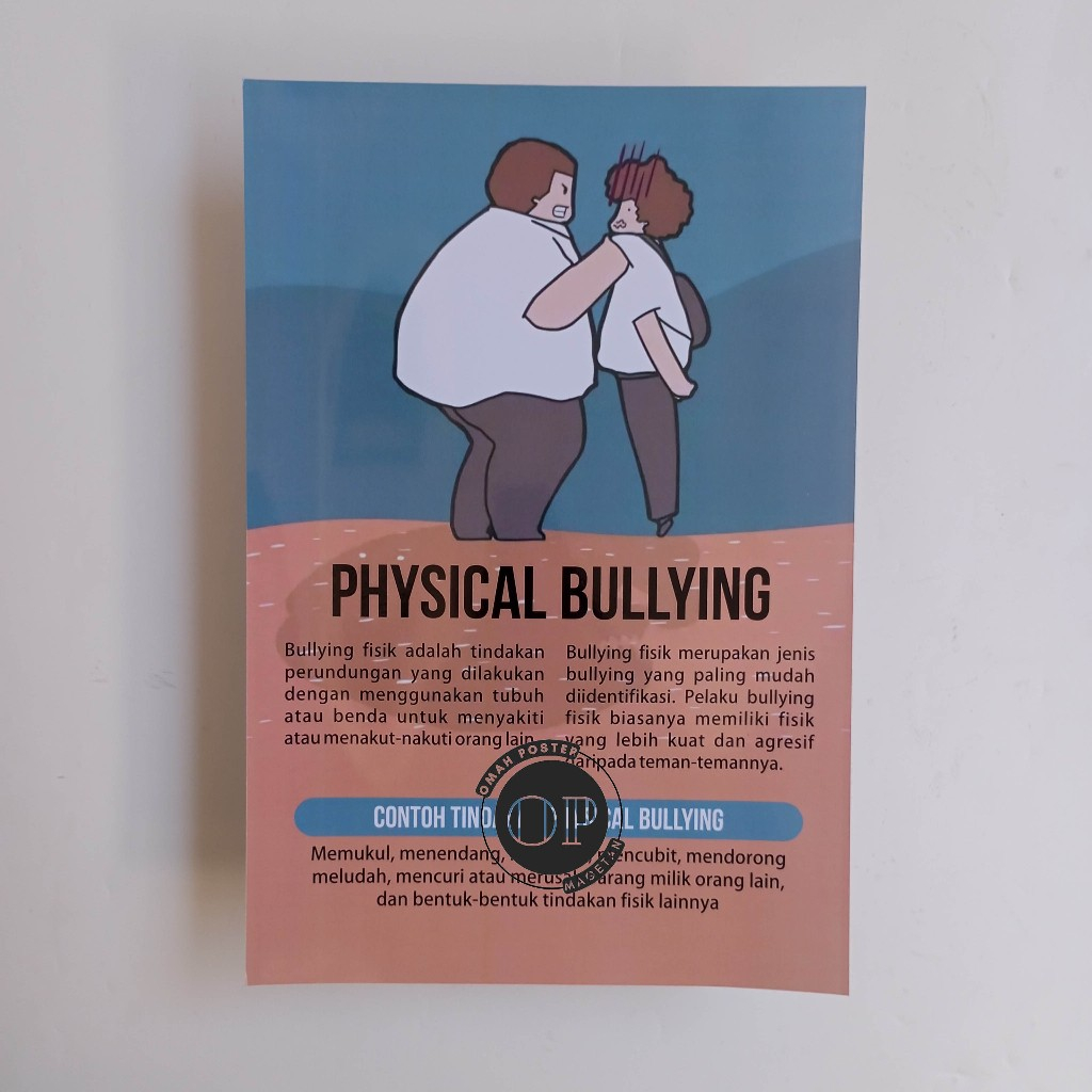 Jual Poster Physical Bullying - Bullying Fisik - Perundungan Anak ...