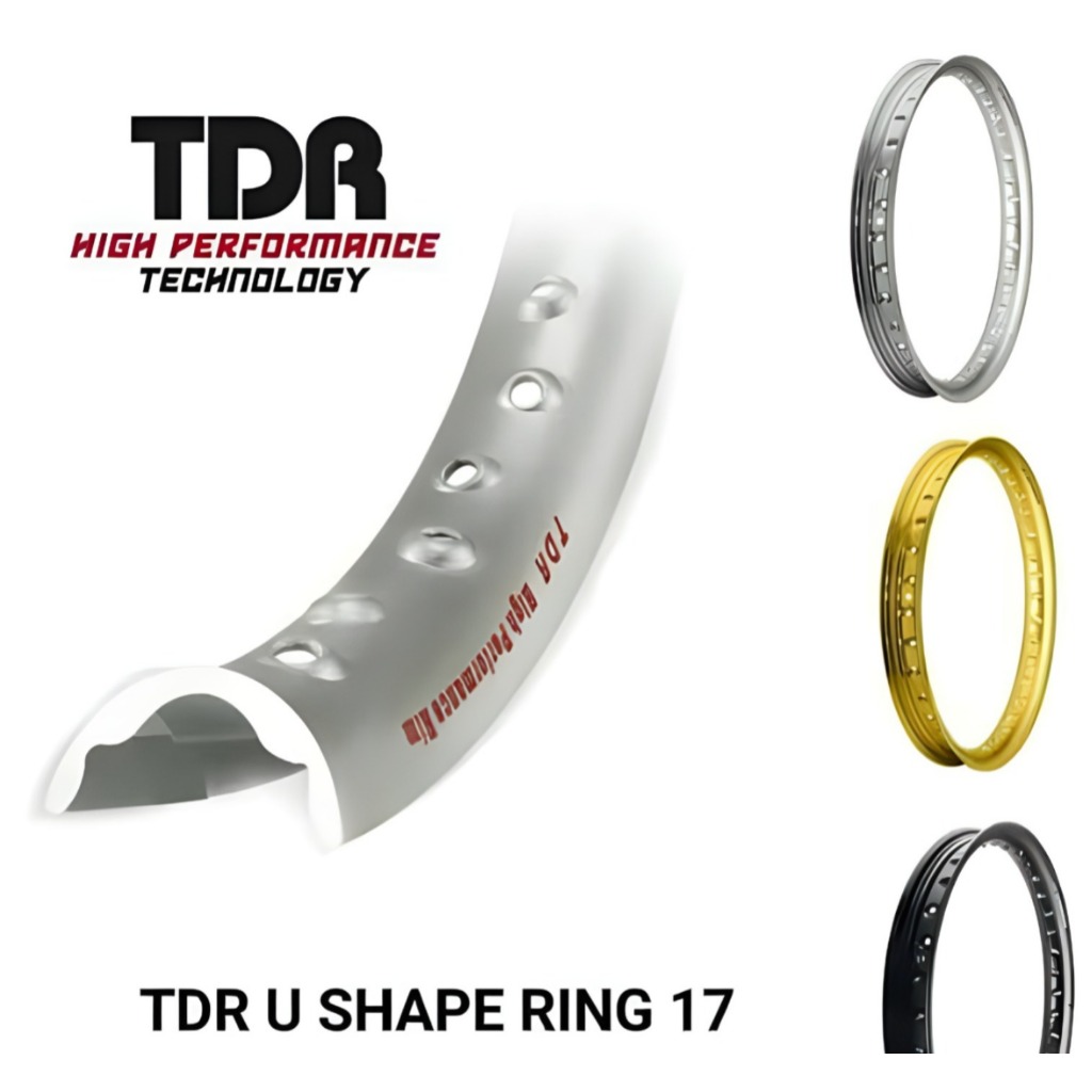 Jual Velg TDR U Shape 140 x 17 , 215 x 17 , 250 x 14 Matte Glossy ...