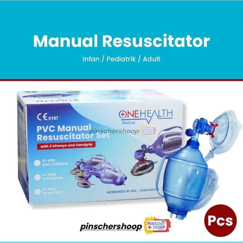 Jual Ambubag Resusitator Manual Resuscitator PVC Onehealth Infant ...