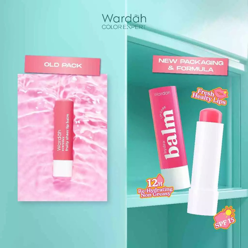 Jual Wardah Everyday Fruity Sheer Lip Balm (Kemasan Lama & Baru ...