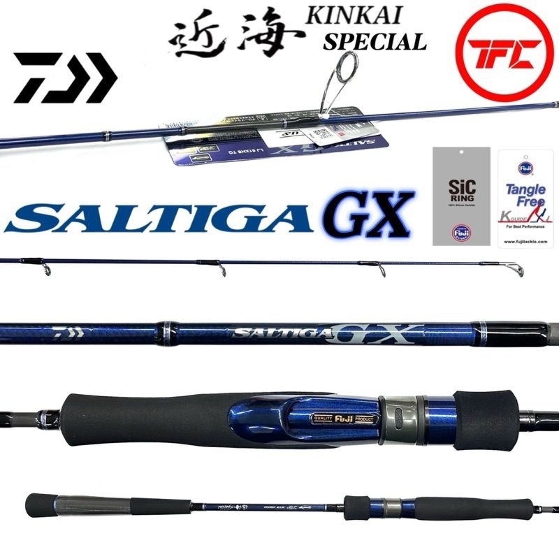Jual Joran Daiwa Saltiga GX LJ Kinkai Special 61XHS TG | Shopee Indonesia