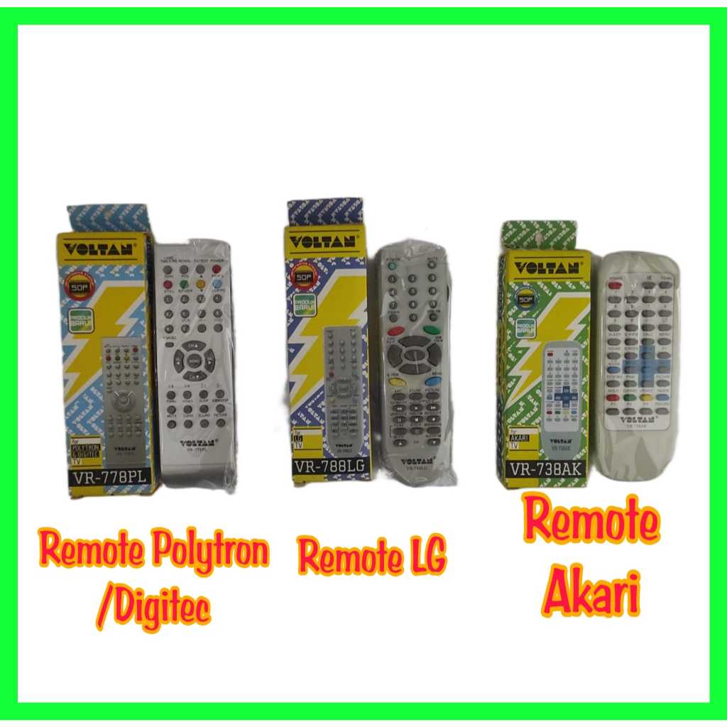 Jual REMOTE TV TABUNG POLYTRON / DIGITEC , REMOTE TV TABUNG LG , REMOTE ...