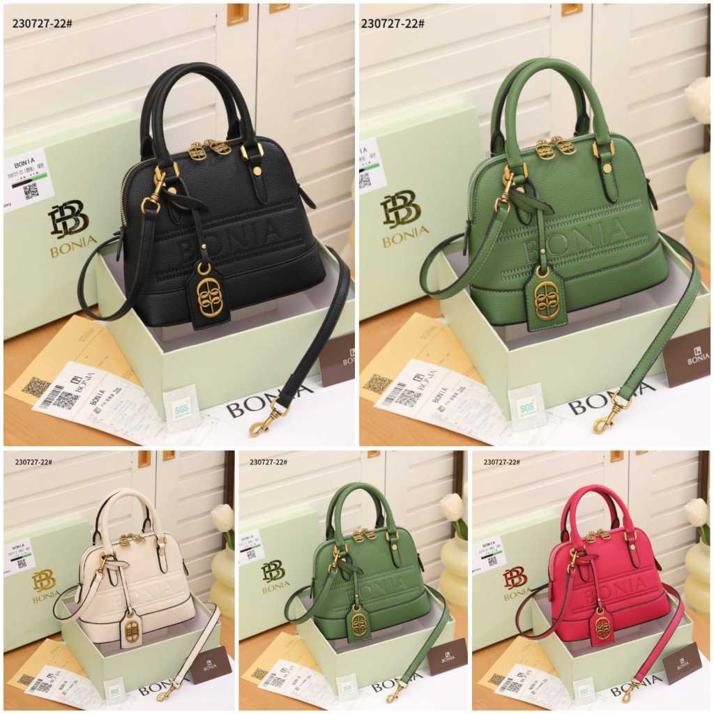 Jual BONIA 230727-22 Small Alma 2Way Handle Bag Logo Embroidery HRA 230727-22 BONIA ALMA AF BAO ...