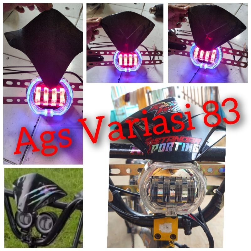 Jual visor sepeda lampu sepeda depan piw piw daymaker | Shopee Indonesia