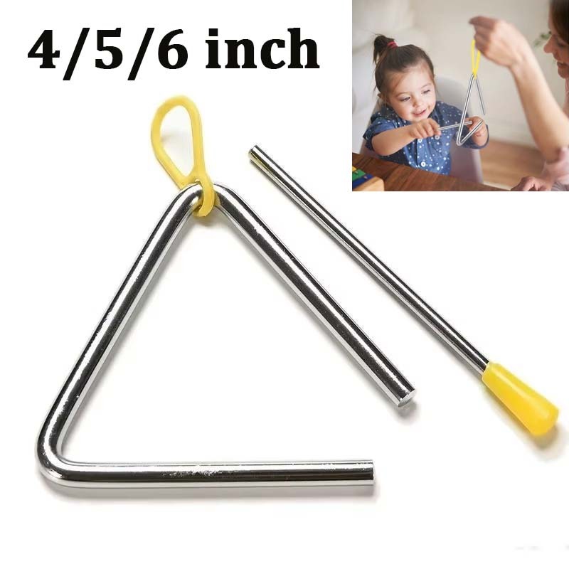 Jual 4/5/6 Inci Triangle Alat Musik Triangle Alat Musik Instrument ...