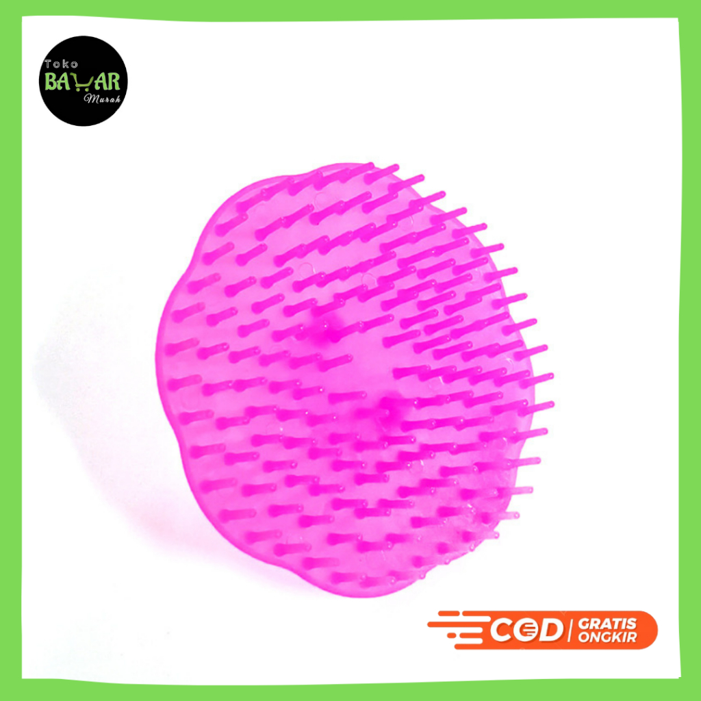 Jual Sisir Keramas Silikon / Sisir Keramas Bulat / Sisir Pijat Kepala ...