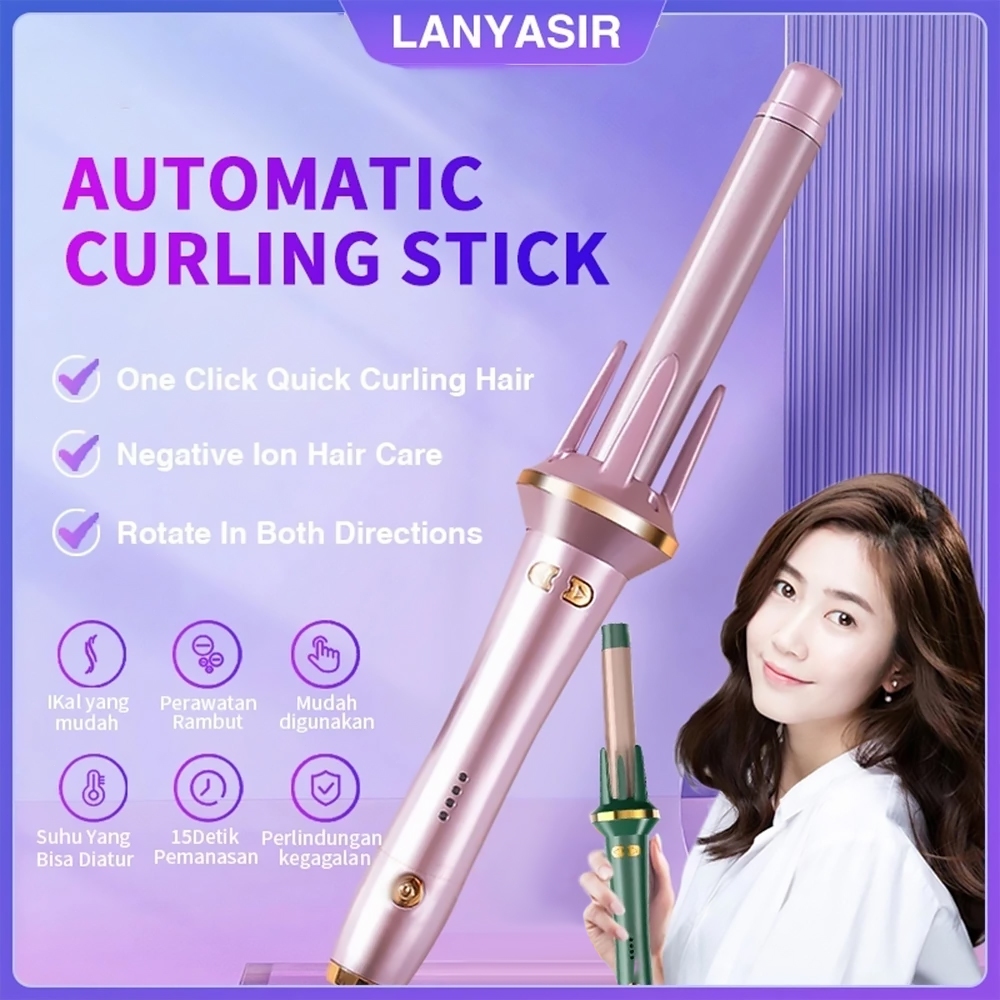 Jual 【COD】LANYASIR Catokan Curly Otomatis Catokan Keriting Rambut Otomatis Ceramics Curly Libra ...