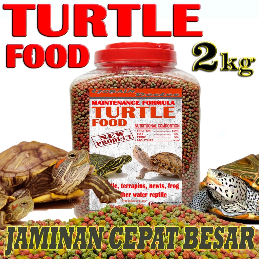 Jual 2KG MAKANAN KURA AIR TURTLE RES BRAZIL CST AST KURA AMBON PIPUT ...