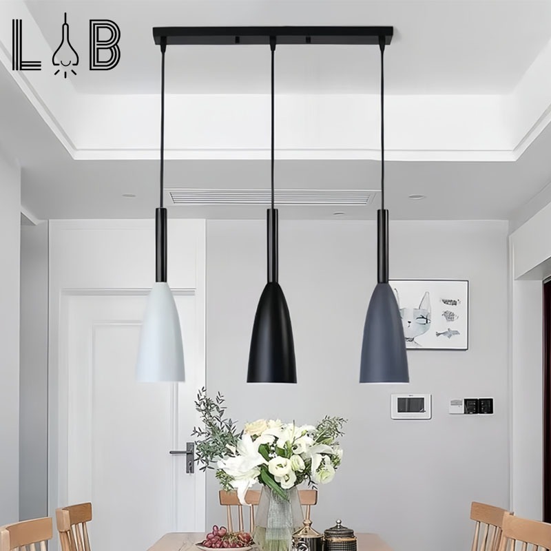 Jual Minimalis Lampu Gantung Lampu Gantung Dapur Lampu bar 3 in 1 Lampu Hias Gantung Cafe Nordic ...