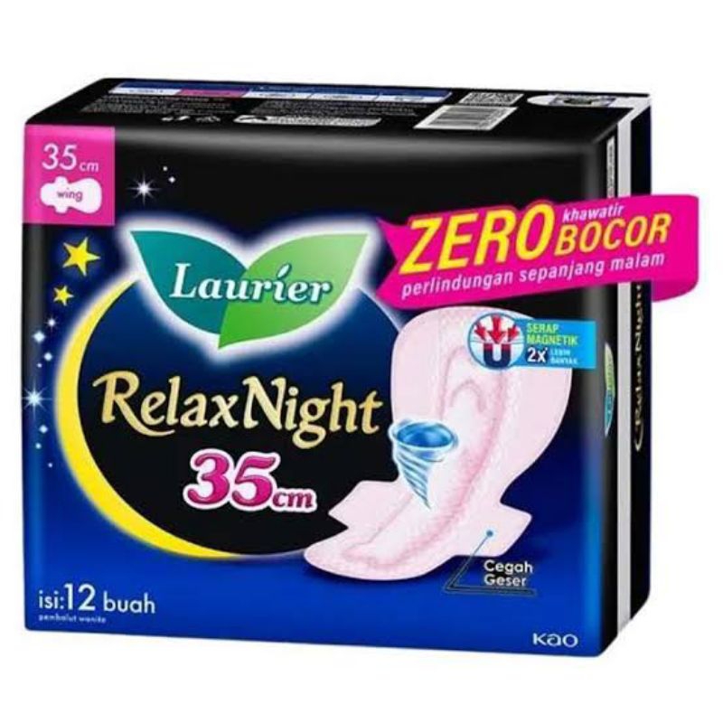 Jual Softex Laurier Relax Night 35cm | Shopee Indonesia