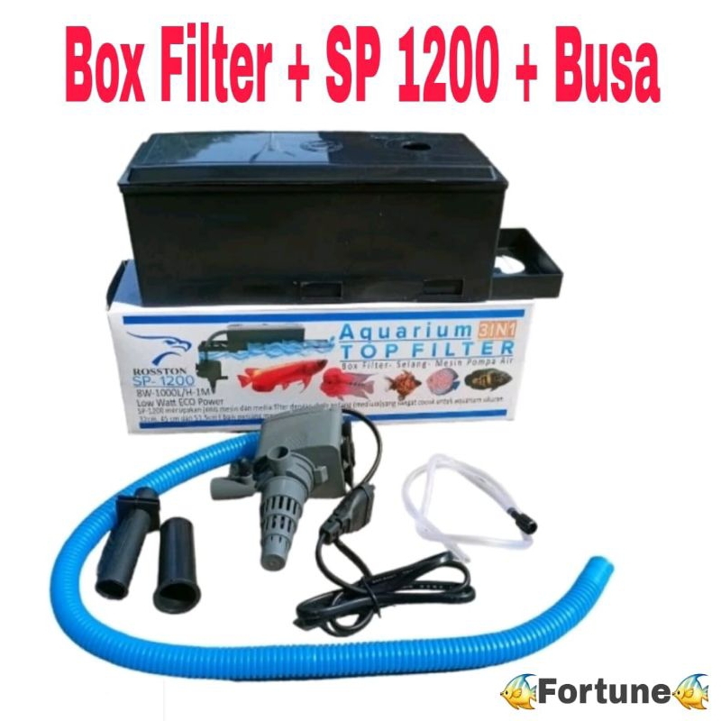 Jual Mesin pompa Aquarium Filter BOX Komplit Top Filter Aquarium ...