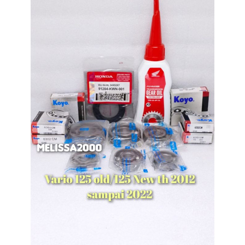 Jual PAKET BEARING RASIO (8:AITEM) 6PCH BEARING KOYO JAPAN+SIL RODA KWN ...