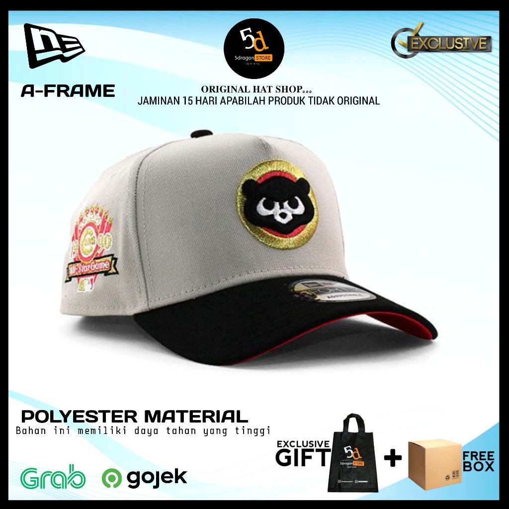 Jual TOPI NEW ERA ORIGINAL AFRAME CHICAGO CUBS ALL STAR GAME STONE LAVA ...