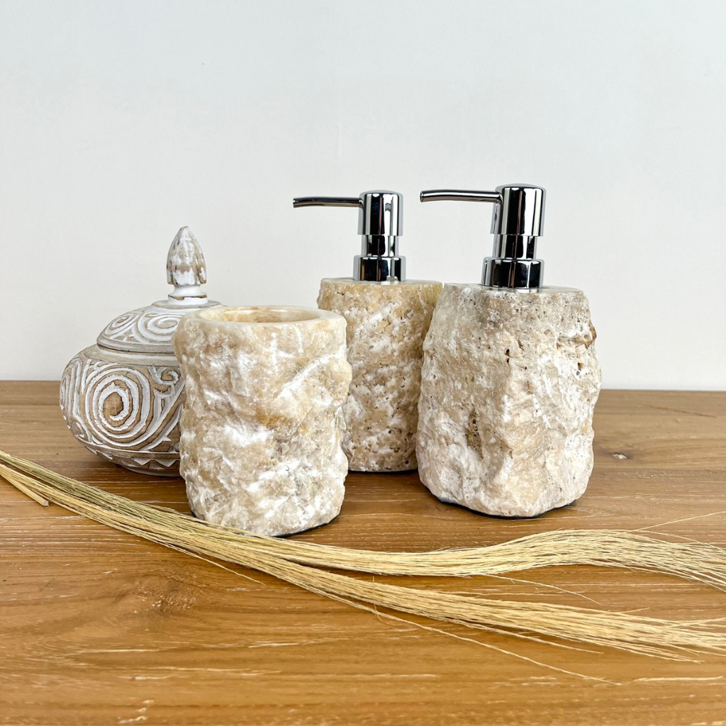 Jual Soap dispenser onix set 3pcs sabun dispenser shampoo soap dish ...