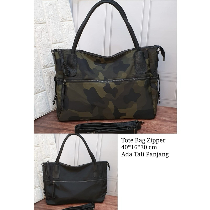 Jual Slingbag & Totebag parasut army dan hitam | Shopee Indonesia