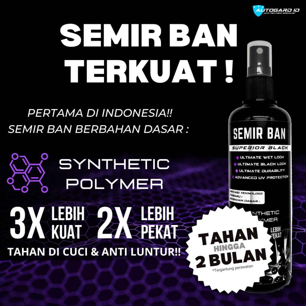Jual SEMIR BAN MOBIL TAHAN LAMA PERMANENT SYNTHETIC POLYMER semir ban ...