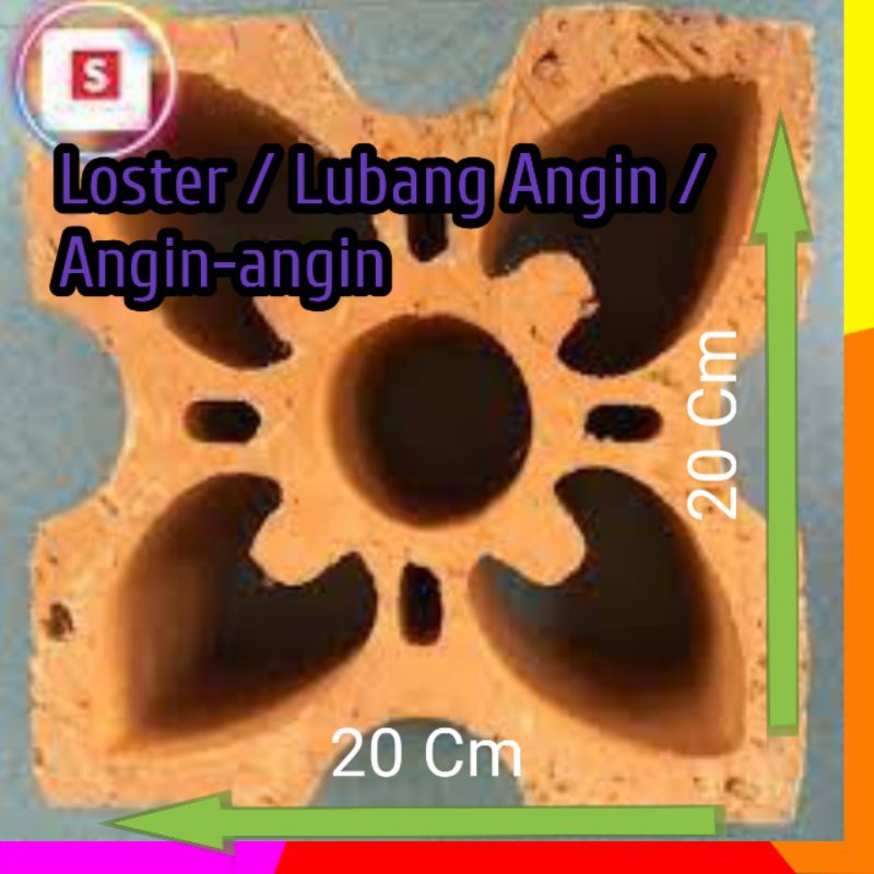 Jual Angin-angin / Lubang ventilasi / Loster MINIMALIS Ukuran 20 x 20 ...