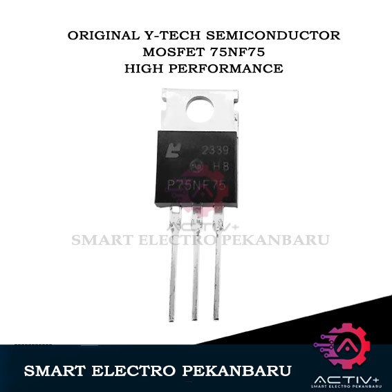 Jual ORIGINAL MOSFET P75NF75 Y-TECH SEMICONDUCTOR KOREA 75NF75 75NF P75 ...