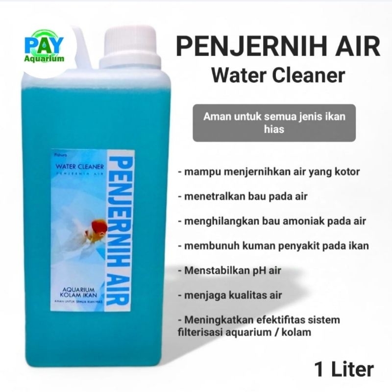 Jual Penjernih Air Aquarium penjernih air kolam ikan 1 liter | Shopee ...
