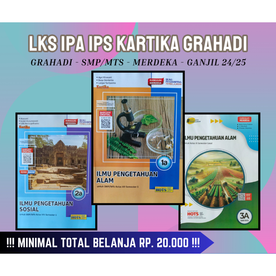Jual Buku LKS IPA IPS SIMPATI KARTIKA GRAHADI SMP/MTS KELAS 7 8 9 Merdeka Ganjil 2024/2025 ...