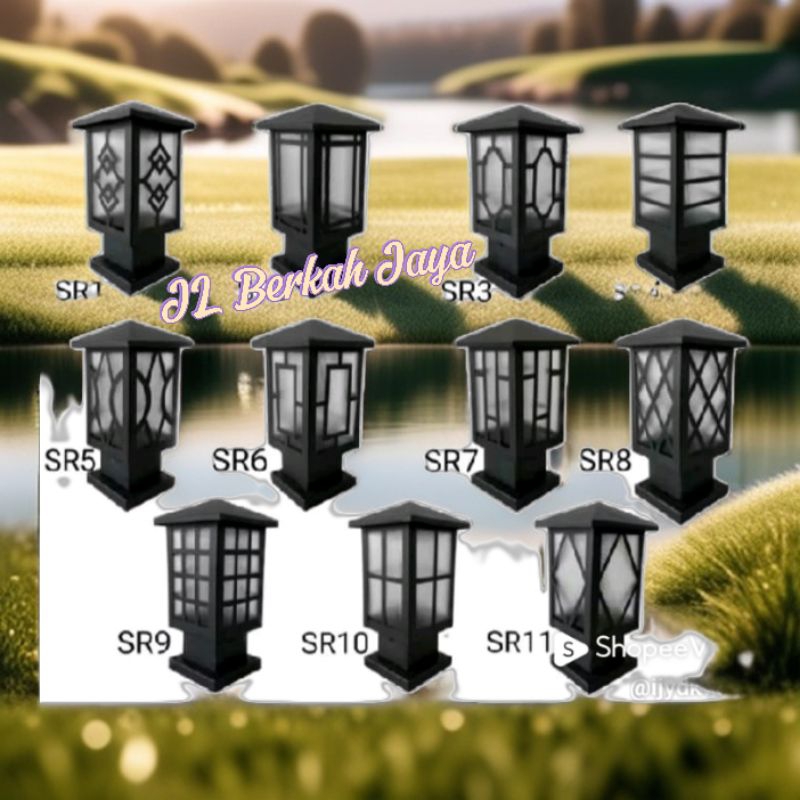 Jual lampu pilar/lampu hias/lampu taman lampu pagar rumah terbaru dan ...