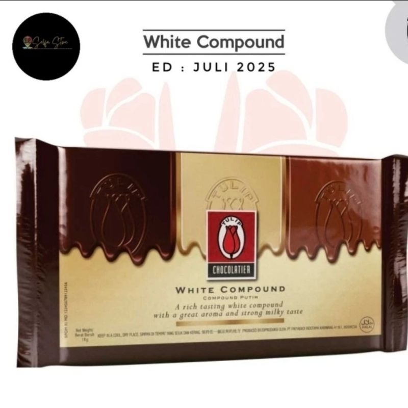 Jual Tulip White Coklat Compound 1kg | Shopee Indonesia