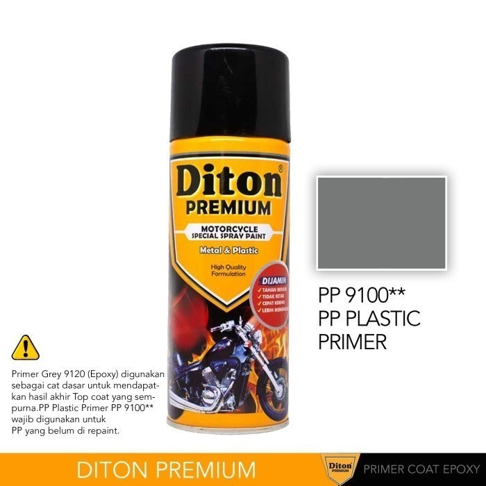 Jual DITON PREMIUM cat semprot PRIMER COAT (EPOXY)- PP9100 Plastik ...