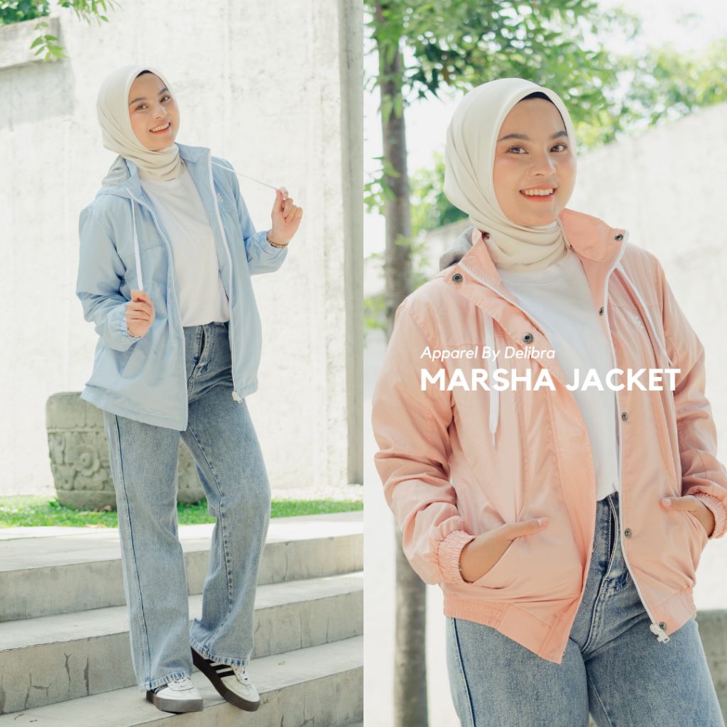 Jual Delibra Jaket Parasut Wanita Marsya | Shopee Indonesia