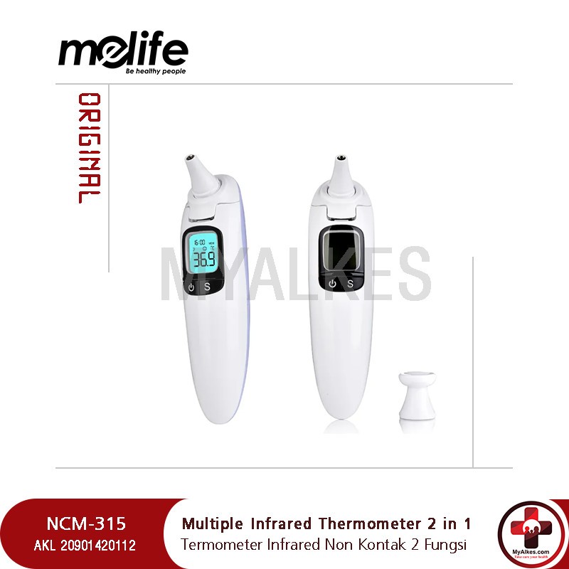 Jual Melife Termometer Digital Infrared 2 in 1 NCM-315 | Shopee Indonesia