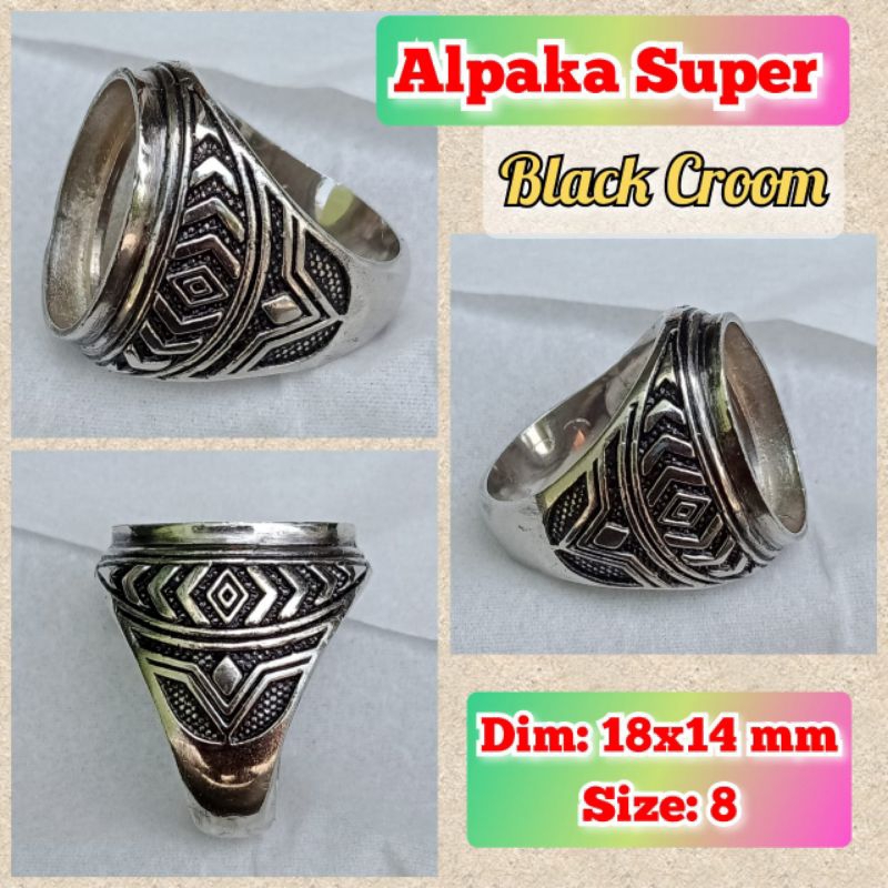 Jual Emban Batu Akik dan Permata Alpaka Super Alpaka Bakar.79 | Shopee ...