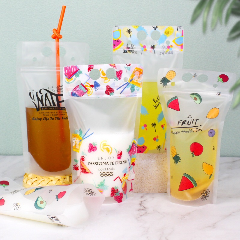 Jual Standing Pouch Minuman (10Lembar) GRATIS Sedotan Kantong Plastik ...