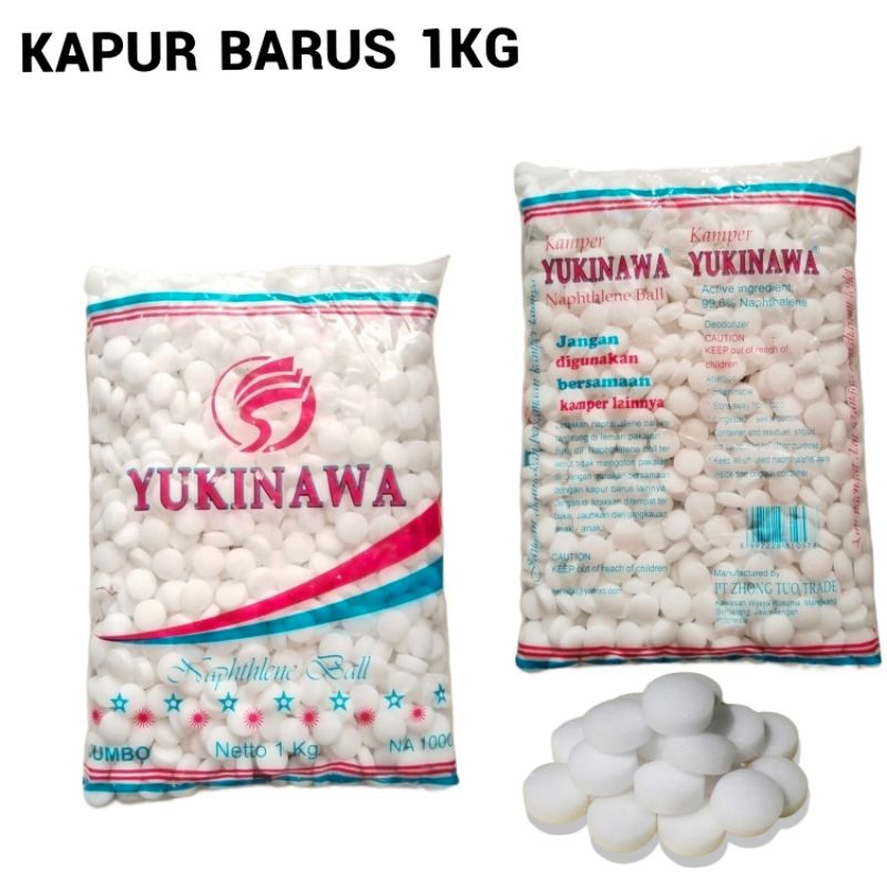 Jual KAMPER KAPUR BARUS YUKINAWA 1KG (1000gr) | Shopee Indonesia