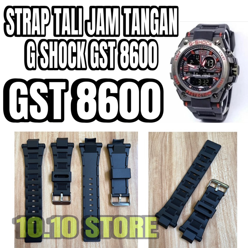 Jual Jam g shock Tali jam g shock GST 8600 tali jam g shock G 8600 jam ...