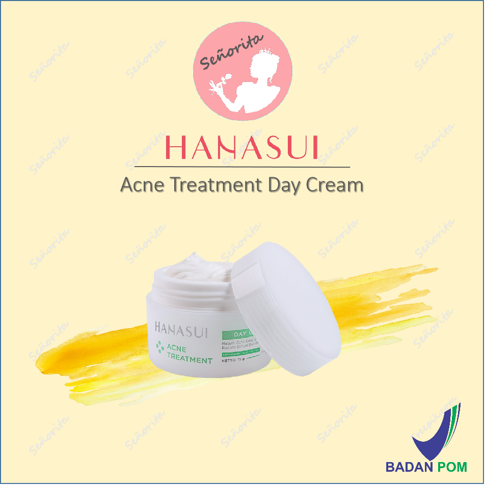 Jual HANASUI Acne Treatment Day Cream 15g | Shopee Indonesia