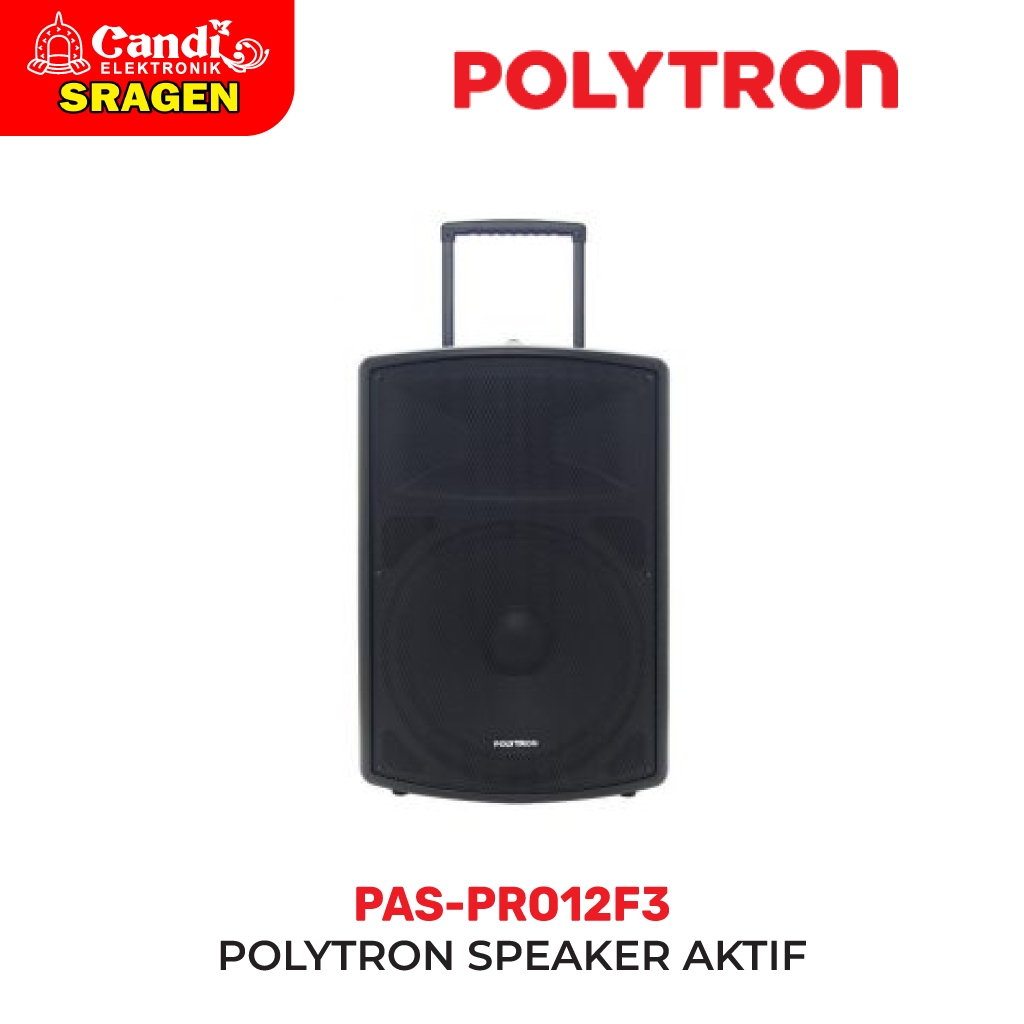 Jual POLYTRON PAS-PRO12F3 Speaker Aktif Trolley 12 Inch | Shopee Indonesia