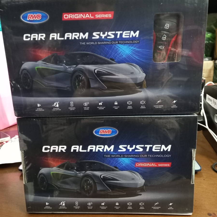 Jual Alarm Mobil Merk RWB Car System Smart Phone Android Model Tuktuk ...