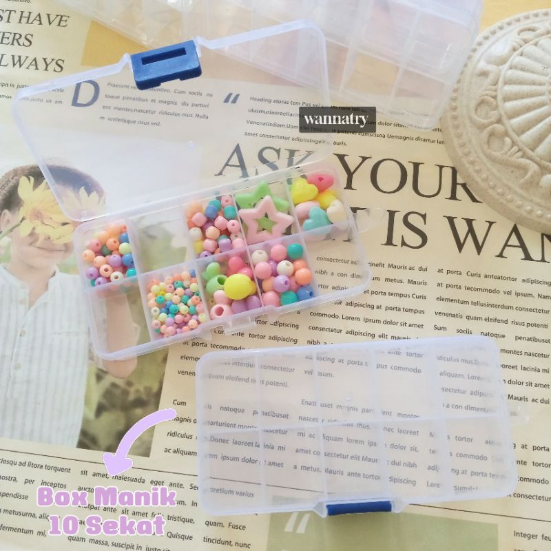Jual Box Manik 10 Sekat Transparan | Shopee Indonesia