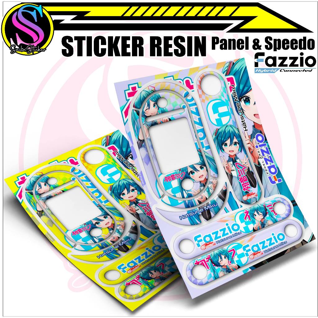 Jual PANEL.3/EMLEM PANEL FAZZIO/STIKER TIMBUL/STIKER RESIN FAZZIO ...