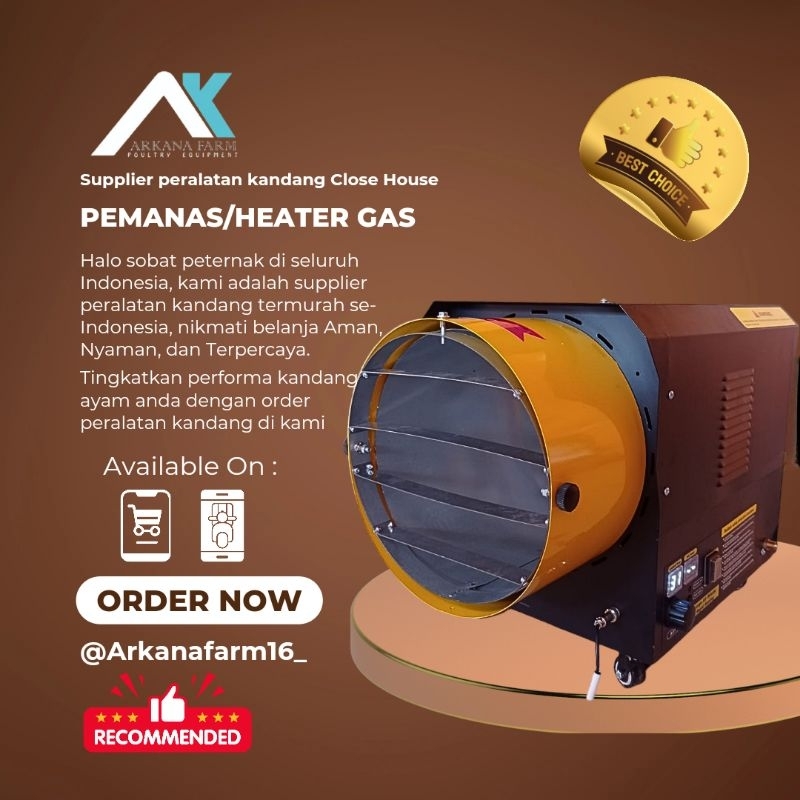 Jual pemanas heater gas kandang ayam broiler doc | Shopee Indonesia