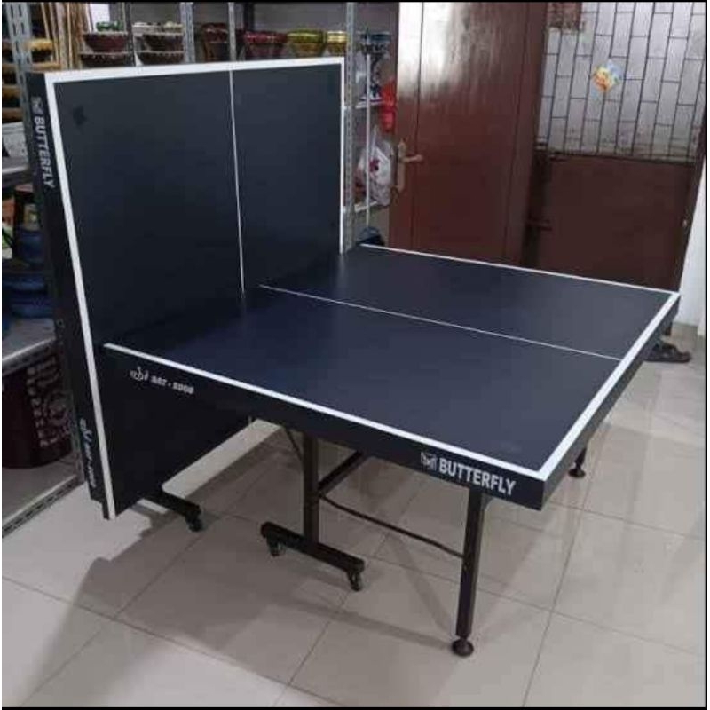 Jual TENIS MEJA / MEJA PING PONG RODA 8 BUTTERFLY 18 MM LIS BESI MDF BUKAN BUATAN LOKAL (PREMIUM ...