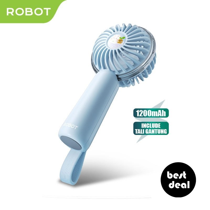 Jual Robot RT-BFS2 Mini Fan Portable Kipas Angin Mini Portable 1200mAh ...