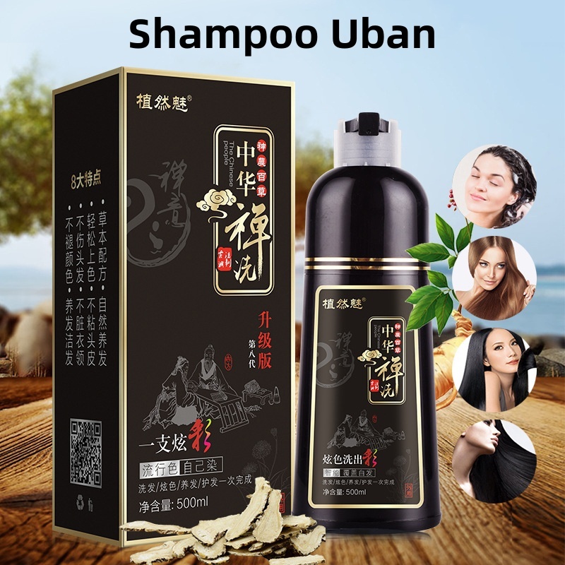 Jual 【COD ORI】Shampoo Penghitam Rambut Uban / Pewarna Rambut Shampoo ...