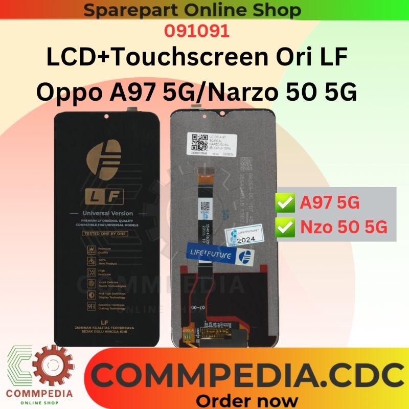 Jual LCD+Ts Oppo A97 5G/Narzo 50 5G | Shopee Indonesia