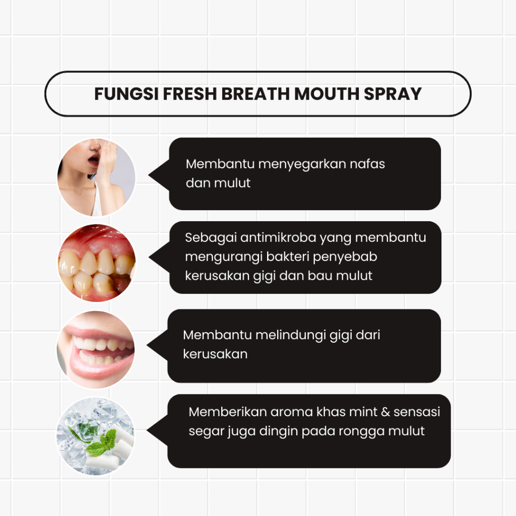 Jual TERATU BEAUTY Fresh Breath Mouth Spray (Mouth Spray Penghilang Bau ...